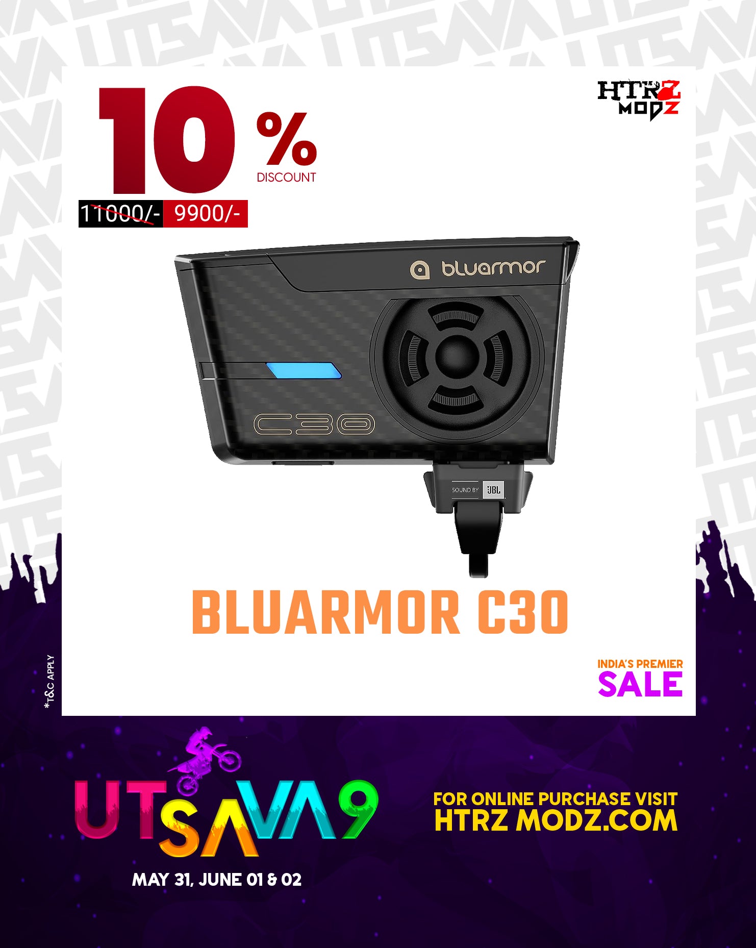 Bluarmor C30 Communication Device