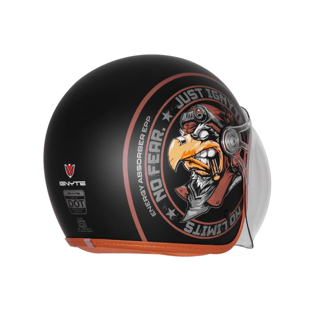 IGN-58 DOT Eagle Glossy Helmet